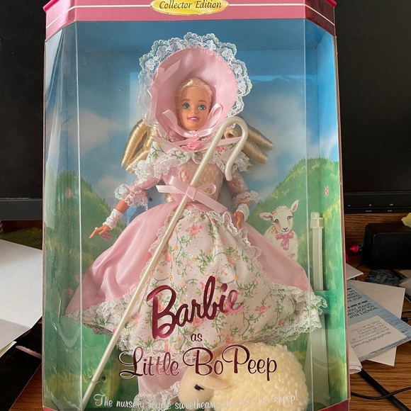 Mattel | Toys | Nib Barbie As Little Bo Peep Who Lost Sheep Wiwhite ...